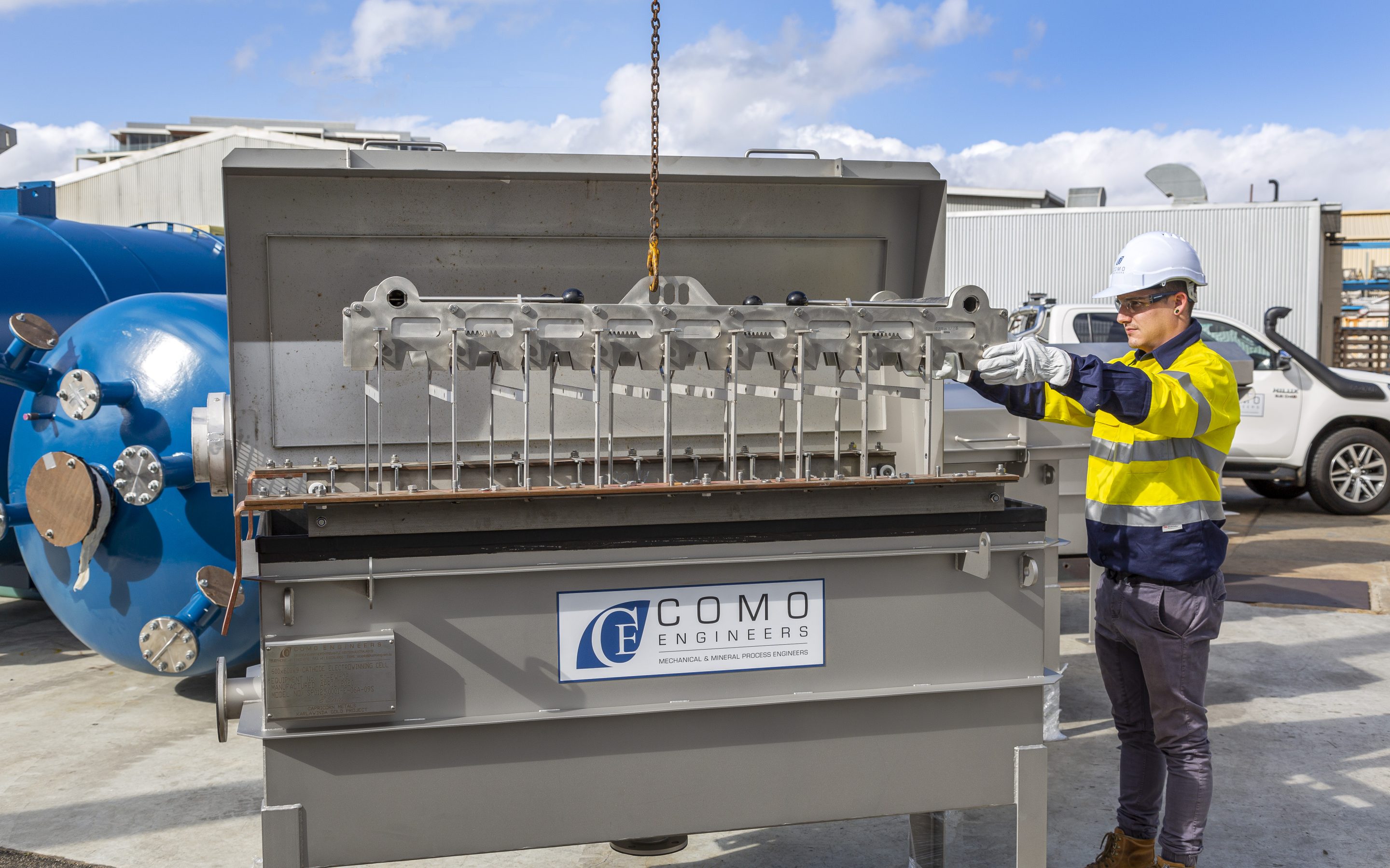 Electrowinning Cells Como Engineers Electrowinning Cells Como Engineers
